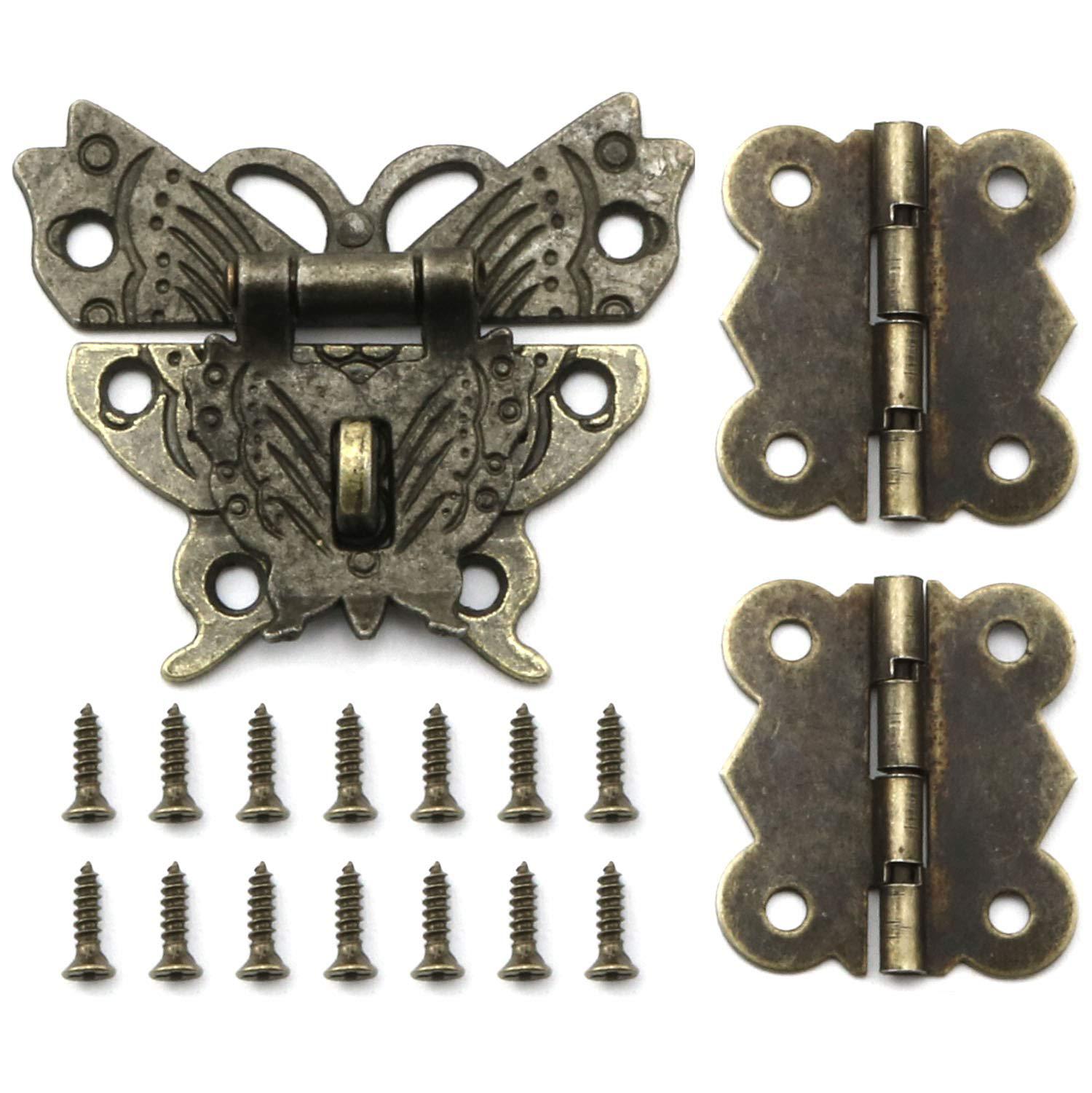 Magic&shell magic&shell butterfly latch hasp antique style butterfly ...