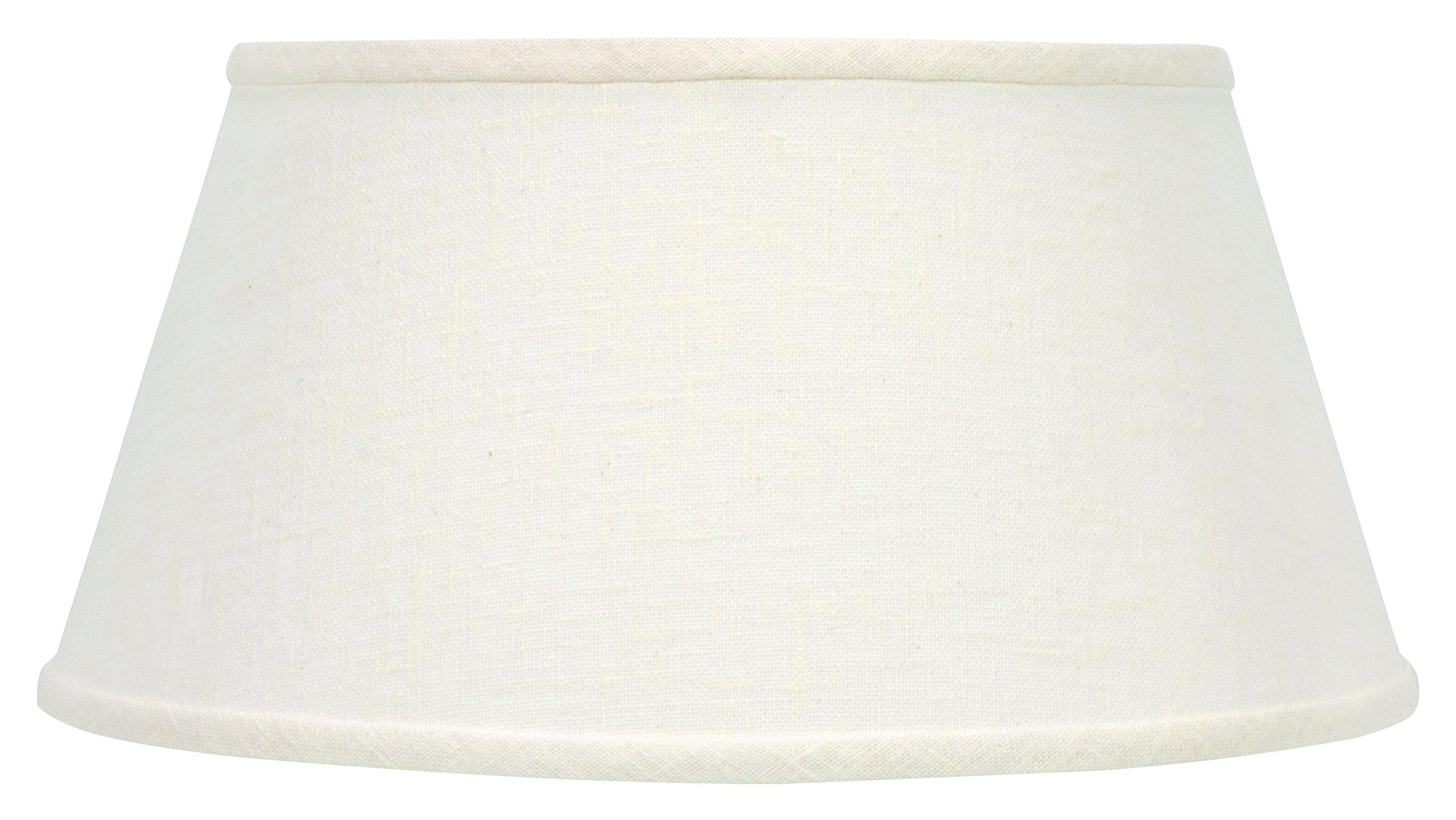 UpgradeLights upgradelights bouillotte lamp shade 14 inch white linen