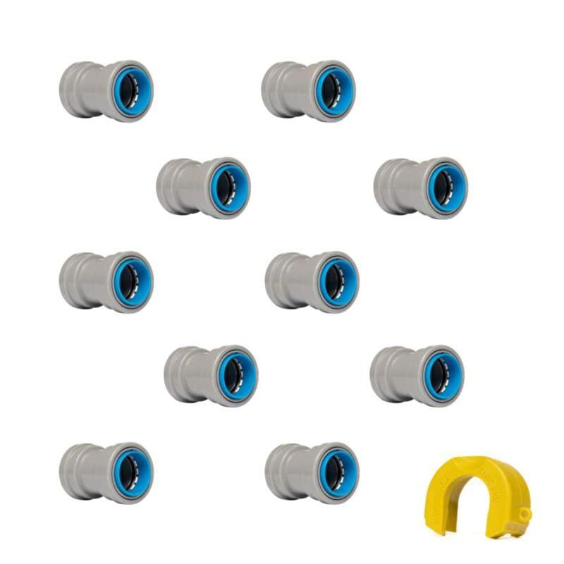 Quick Fitting quick fitting 3/4" pvc conduit coupling fitting | push ...