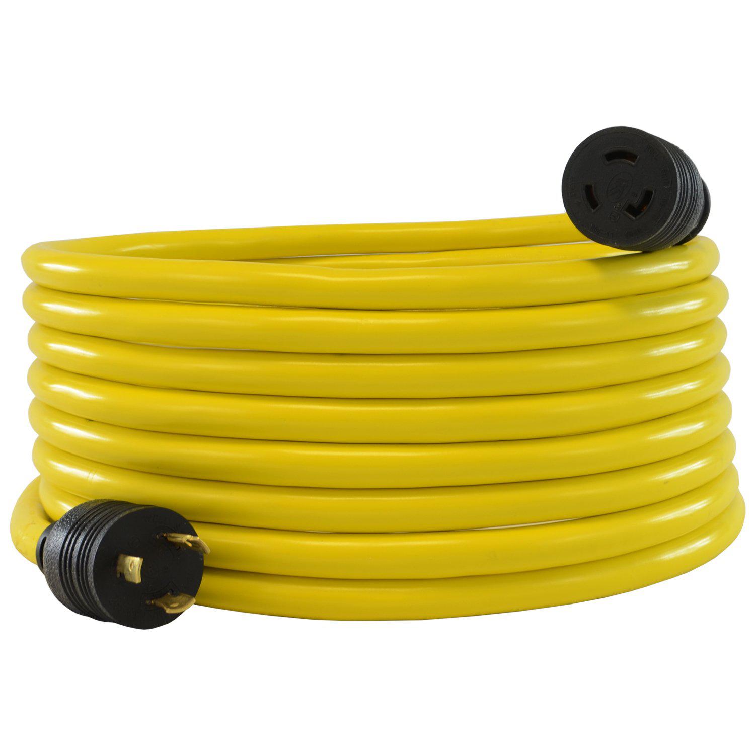 Conntek conntek 20552 50-feet 20a 125v l5-20 stw 12/3 locking extension ...