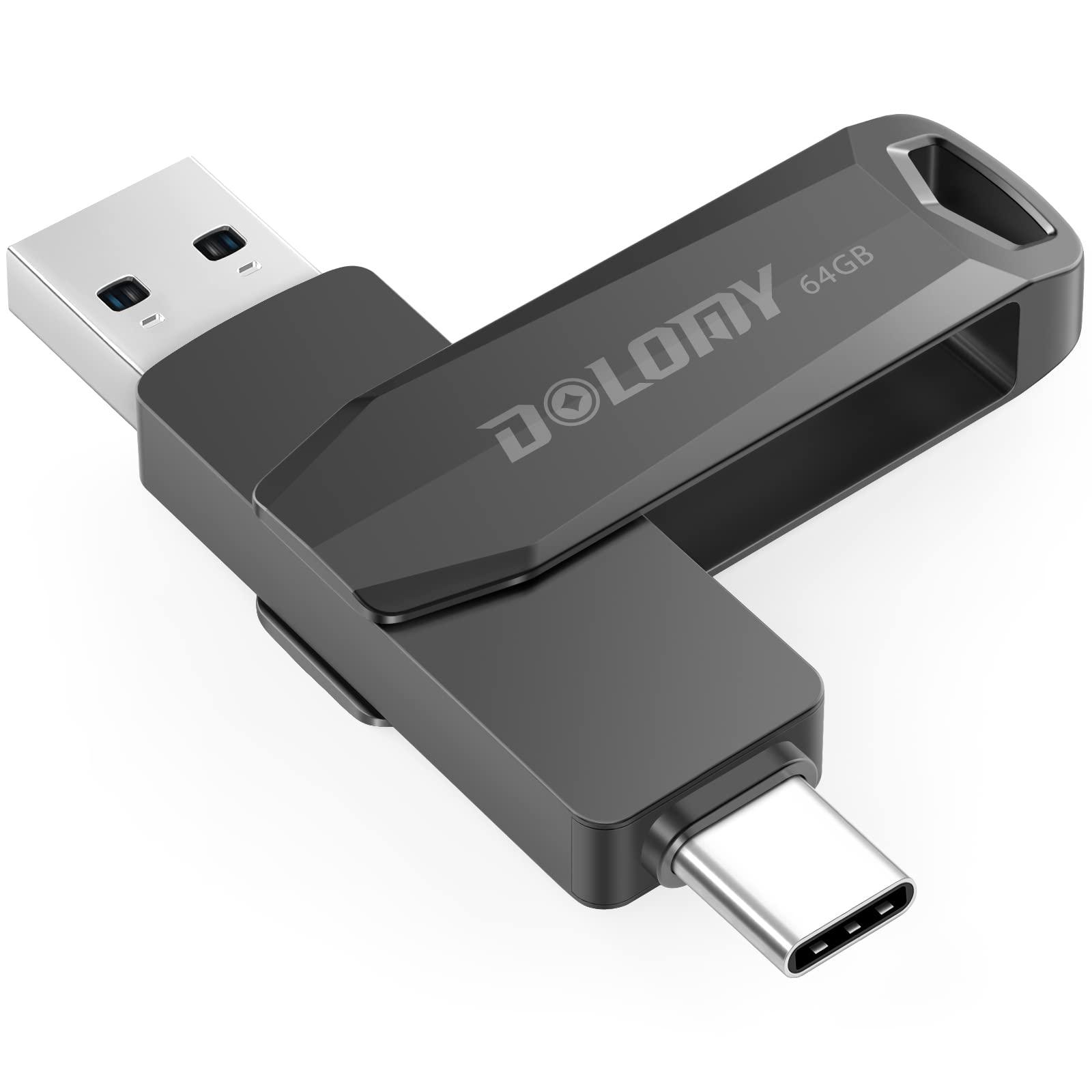 Memorex RNAB09YP9YSP8 usb c flash drive, dolomy 64gb usb c thumb drive ...
