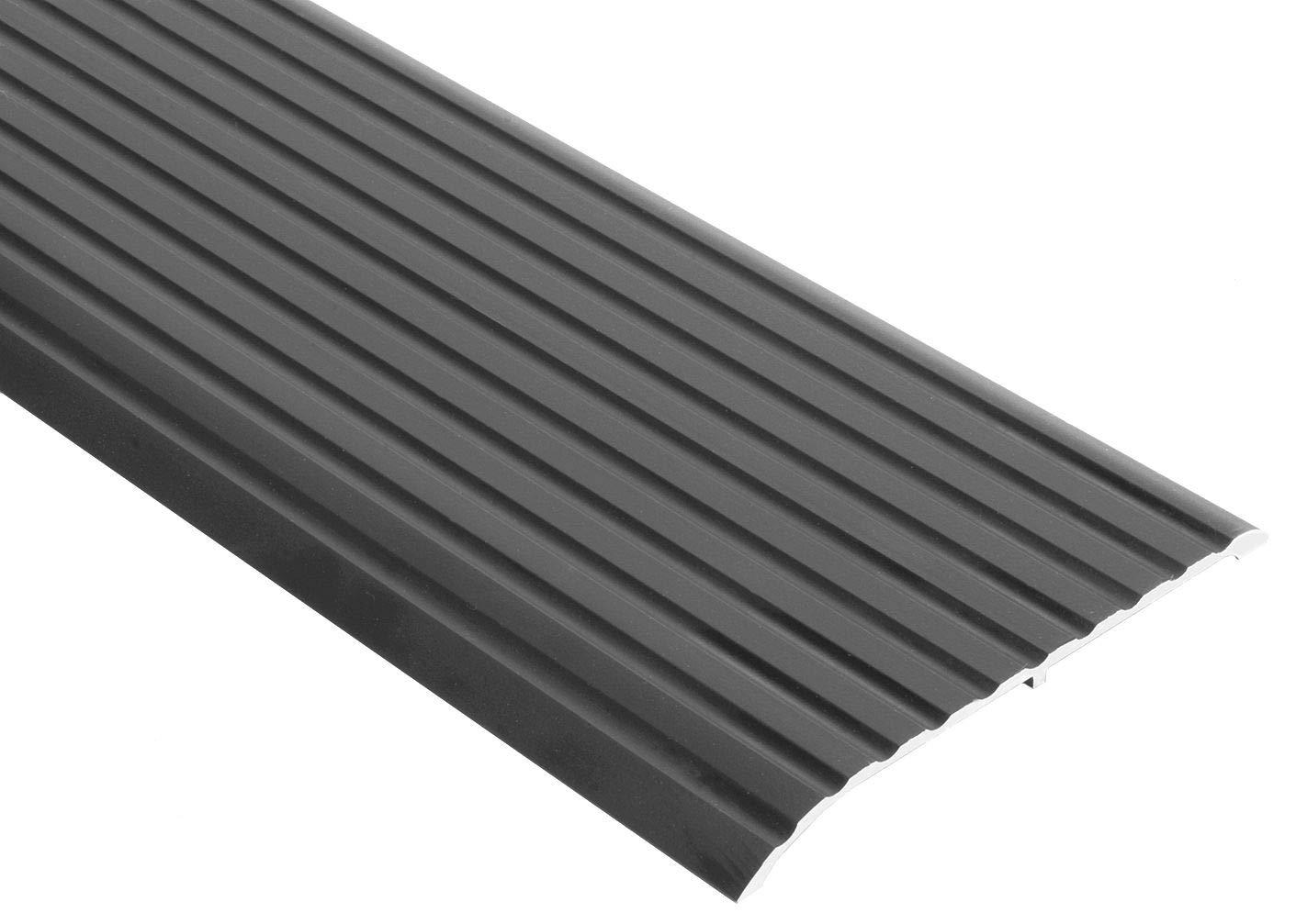 NATIONAL GUARD threshold, fluted top, 4 ft., dark bronze