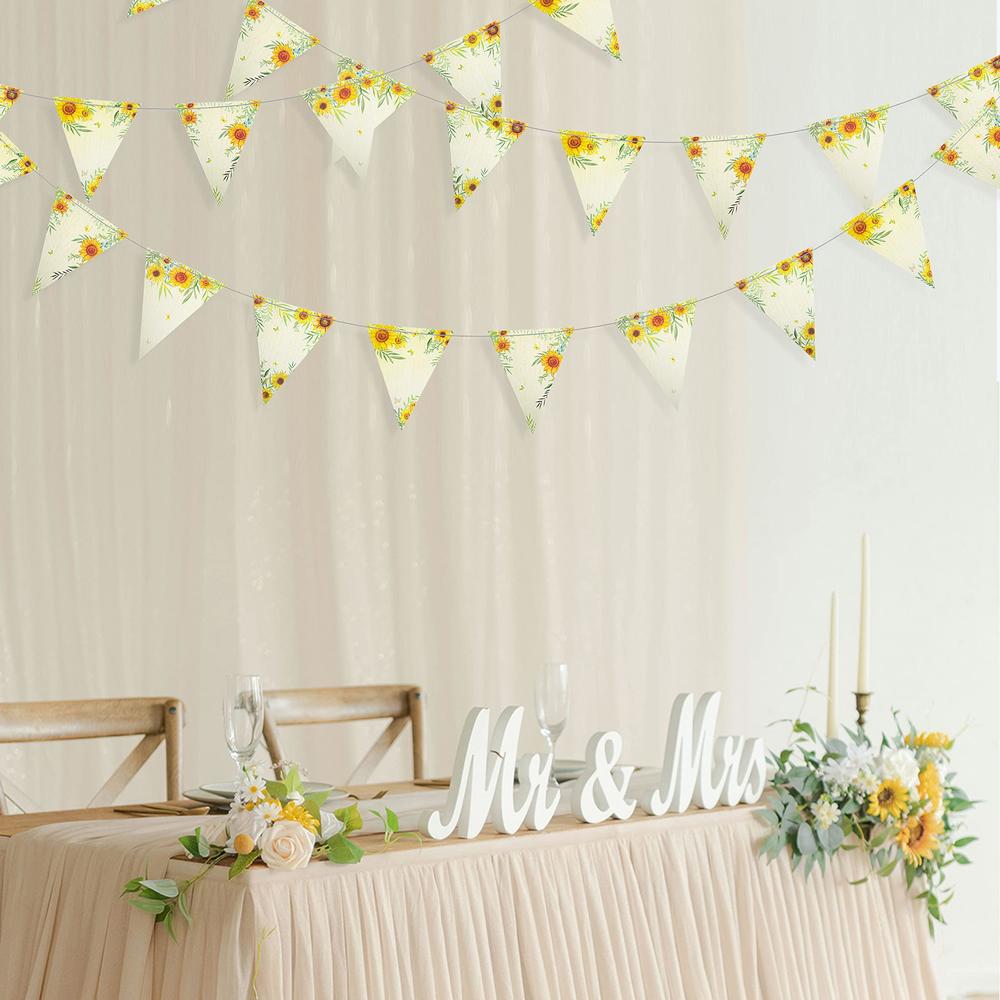 Cheerland 28 Ft Sunflower Triangle Banner Fall Theme Party Flag Autumn cheerland-28-ft-sunflower-triangle-banner-fall-theme-party-flag-autumn