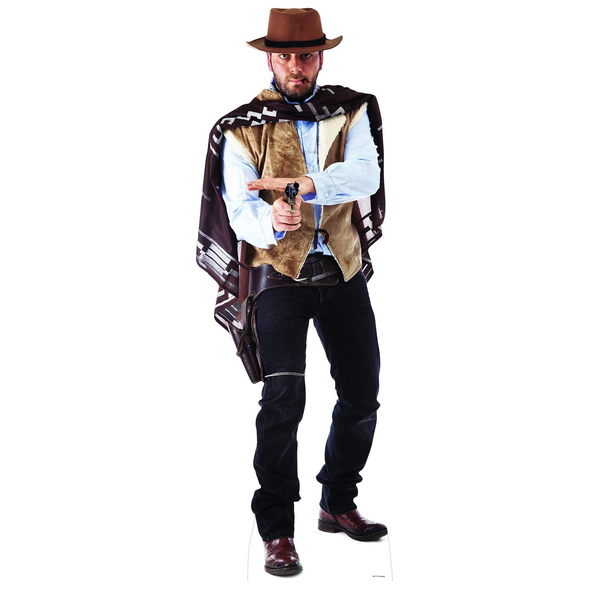 Star Cutouts LLC star cutouts sc1117 cowboy lifesize cardboard cutout