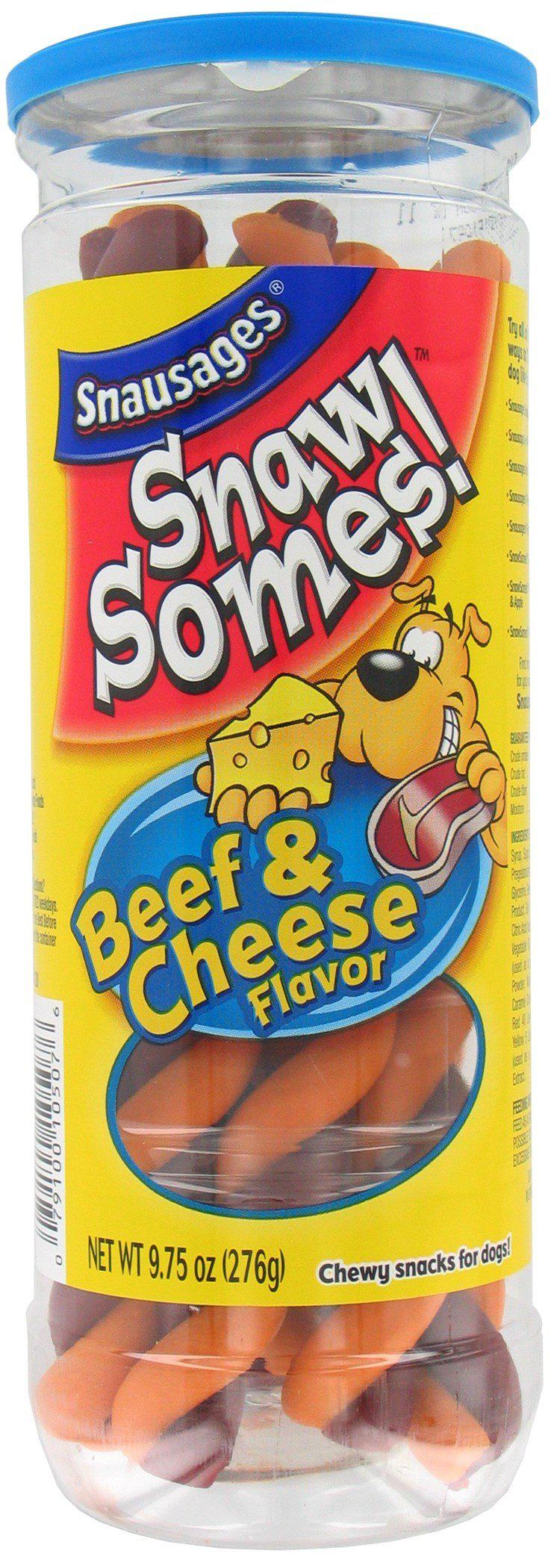 Snausages snawsomes beef & cheese flavor dog treats 9.75 oz