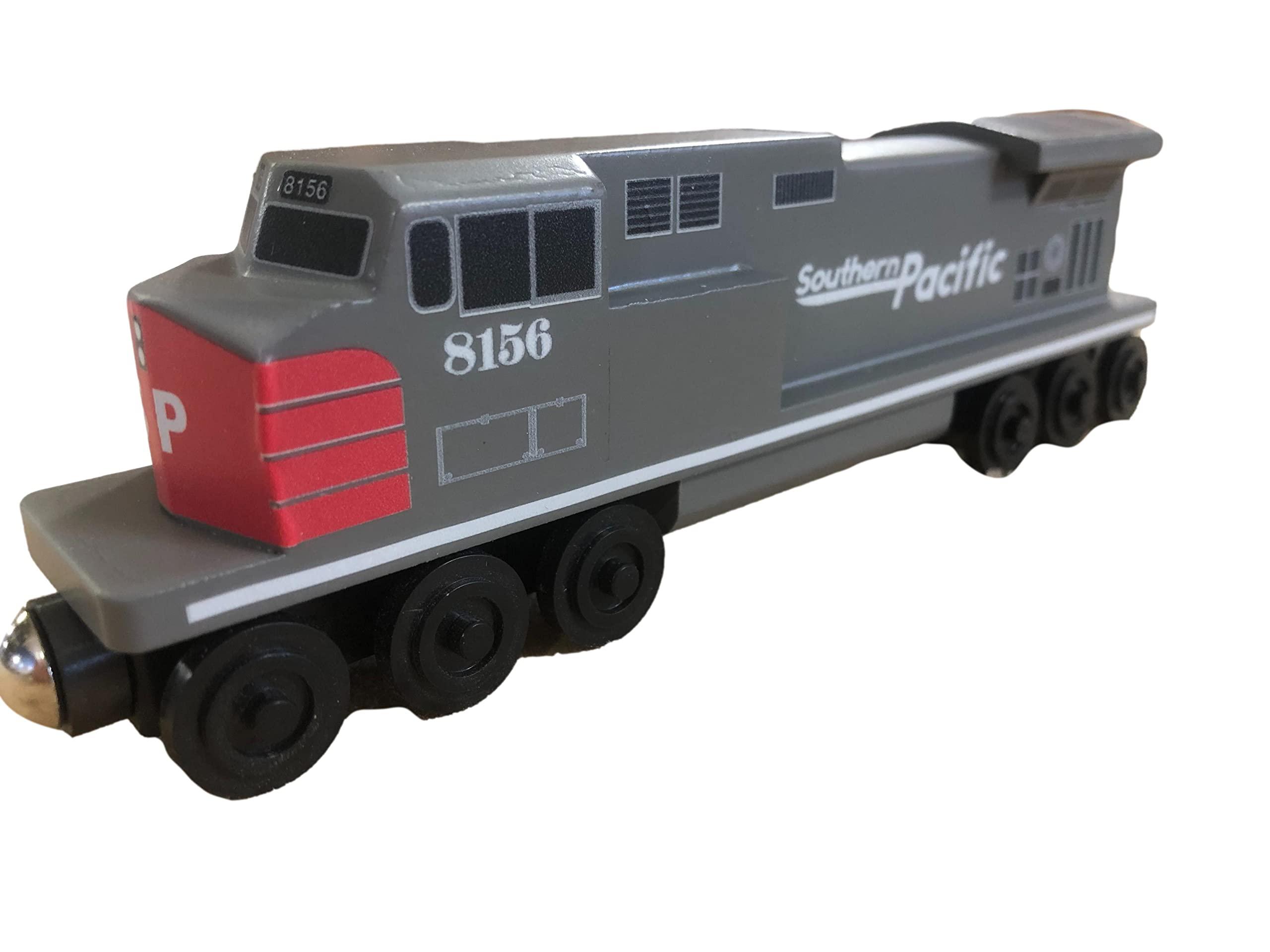 whittle shortline railroad southern pacific c44 engine wooden toy train compatible - modeled ...