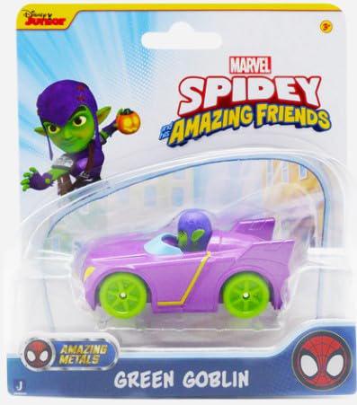 spidey and his amazing friends amazing metals race car 1:64 scale ...