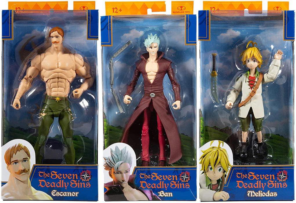 McFarlane Toys seven deadly sins 7 inch action figure wave 1 - set of 3 ...