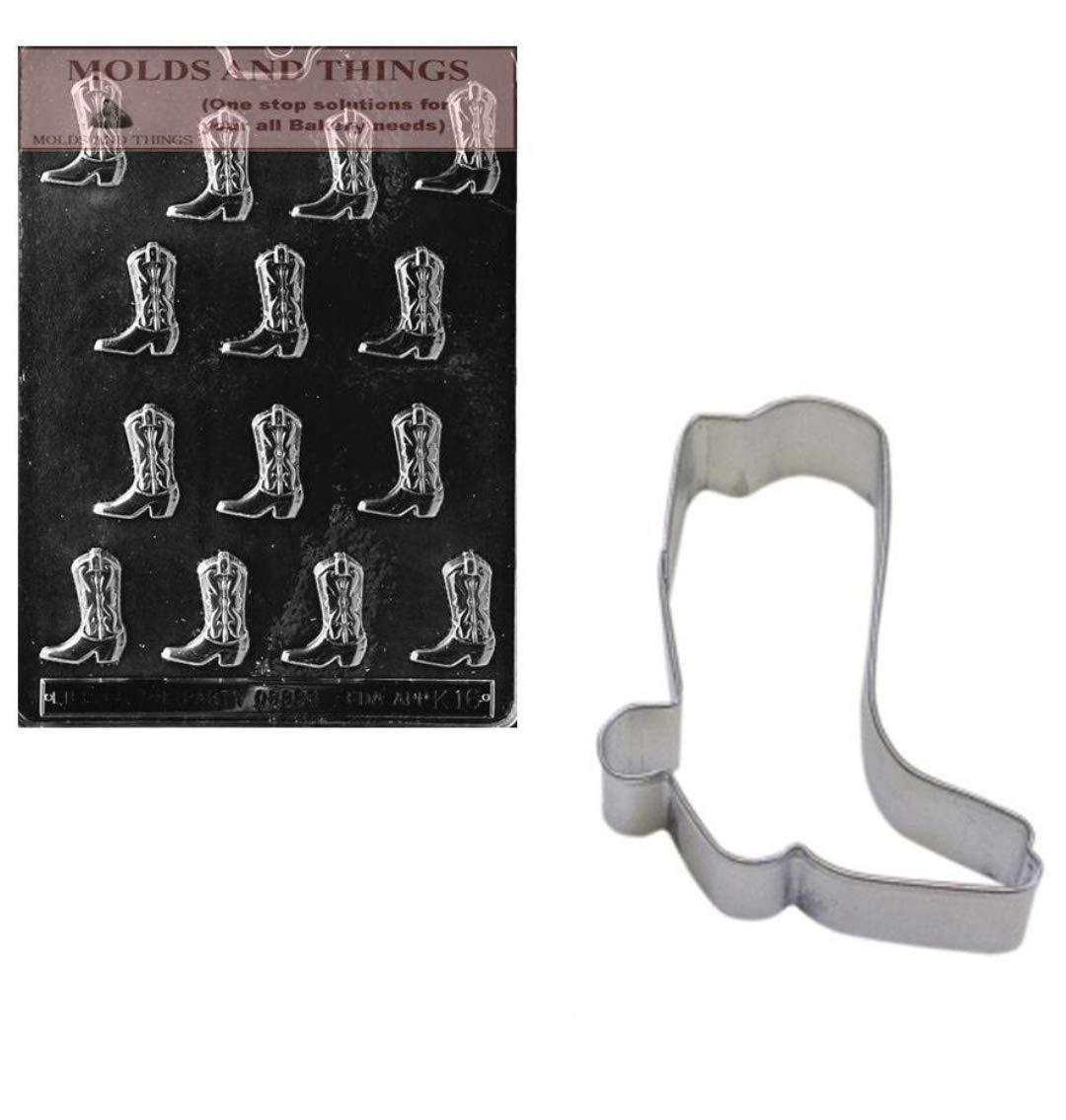 MOLDS AND THINGS cowboy boot cookie cutter, cowboy boots chocolate ...