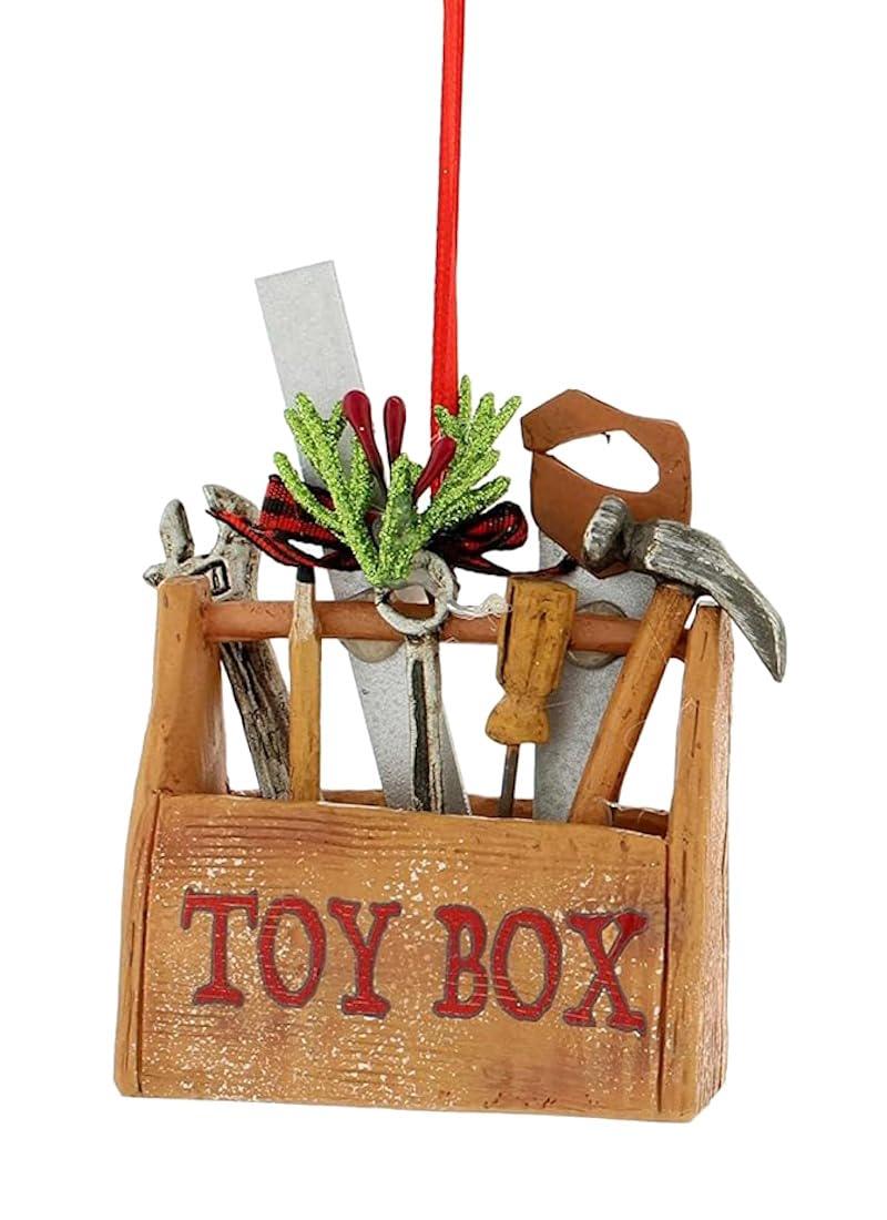the bridge collection toy box tool box ornament - tool ornament for ...