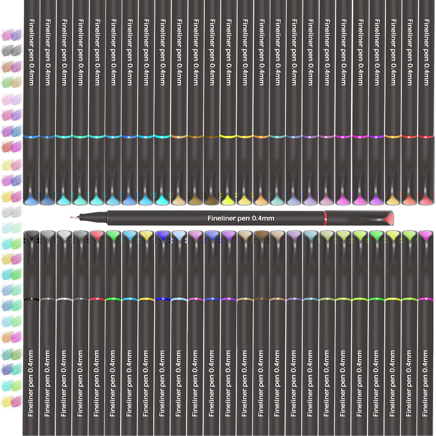 fine line pens for coloring pages