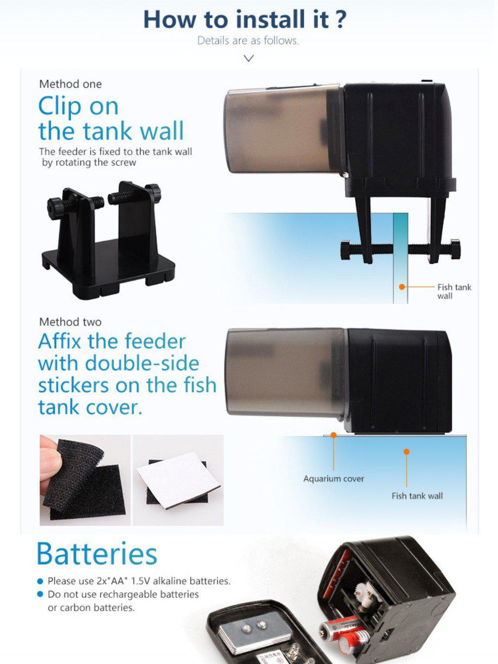 automatic fish feeder kmart