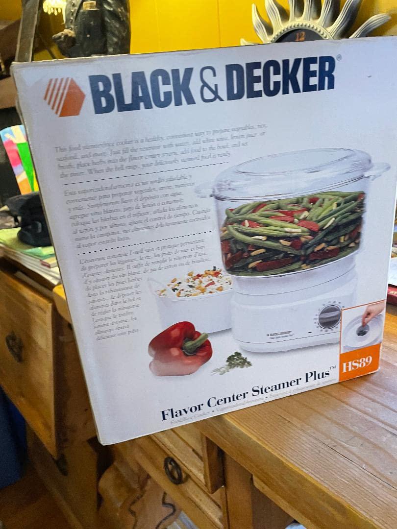 how to cook rice in black and decker flavor steamer