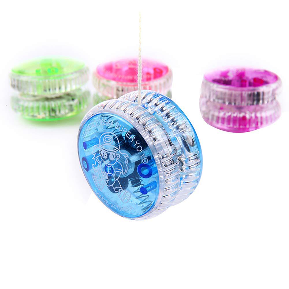 Colorful Bearing Yoyos 40-Pack LED Light Up Yo-Yo Balls - Auto Return ...