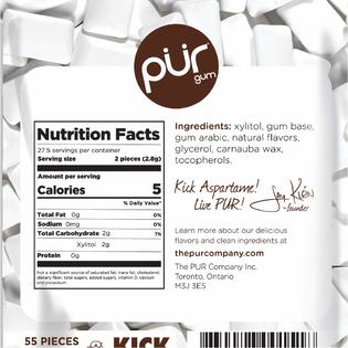Pur 100 Xylitol Chewing Gum Chocolate Mint Sugar Free Aspartame pur-100-xylitol-chewing-gum-chocolate-mint-sugar-free-aspartame