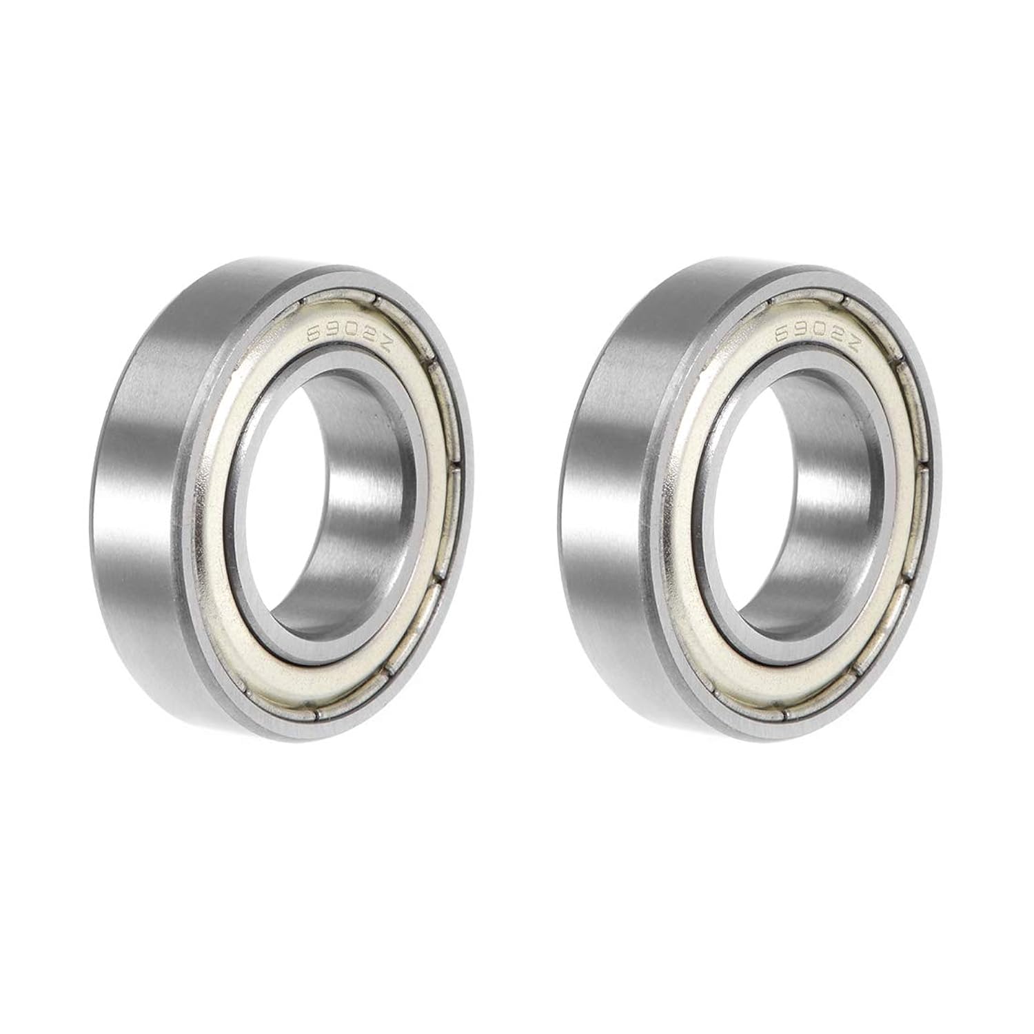 UXCELL Uxcell 6902Zz Deep Groove Ball Bearing 15X28X7Mm Double Shielded ...