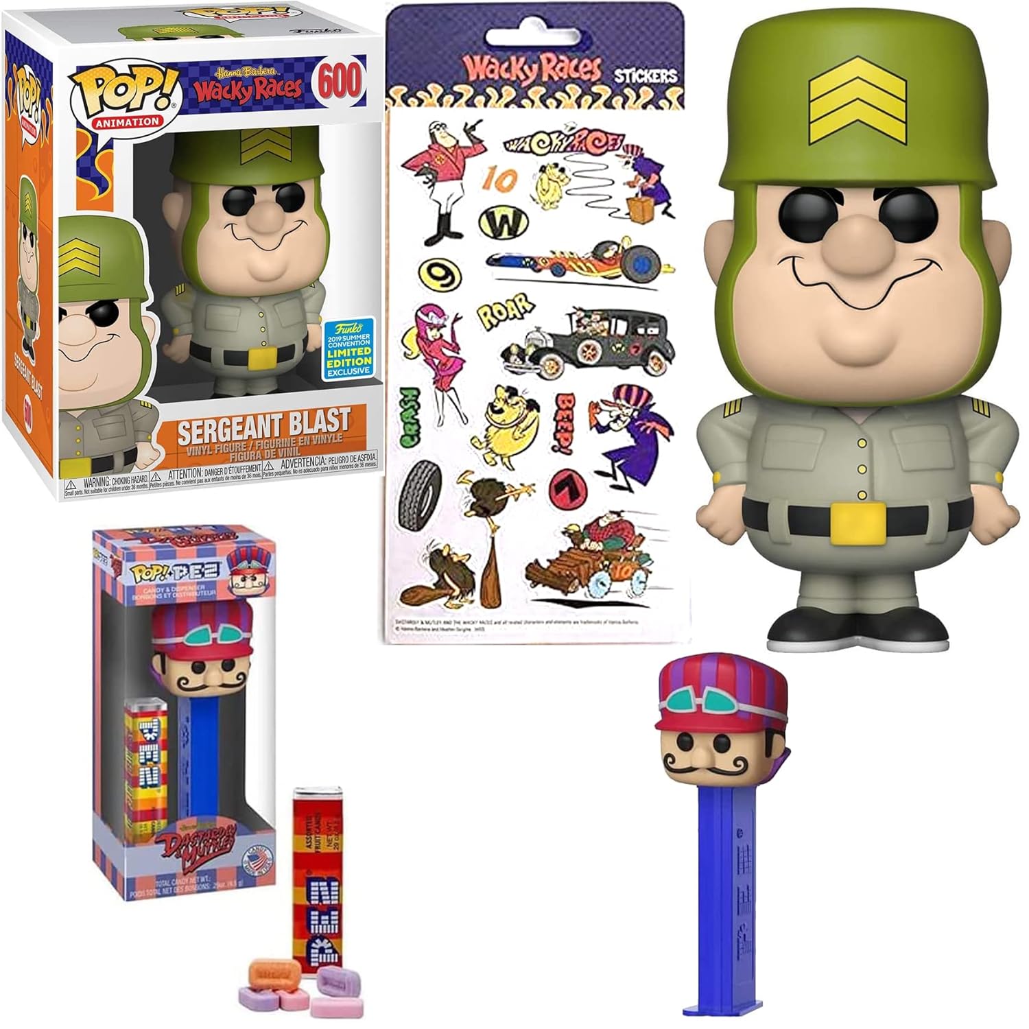 Funko Sergeant Wacky Fun Retro Exclusive Figures Character Blast ...