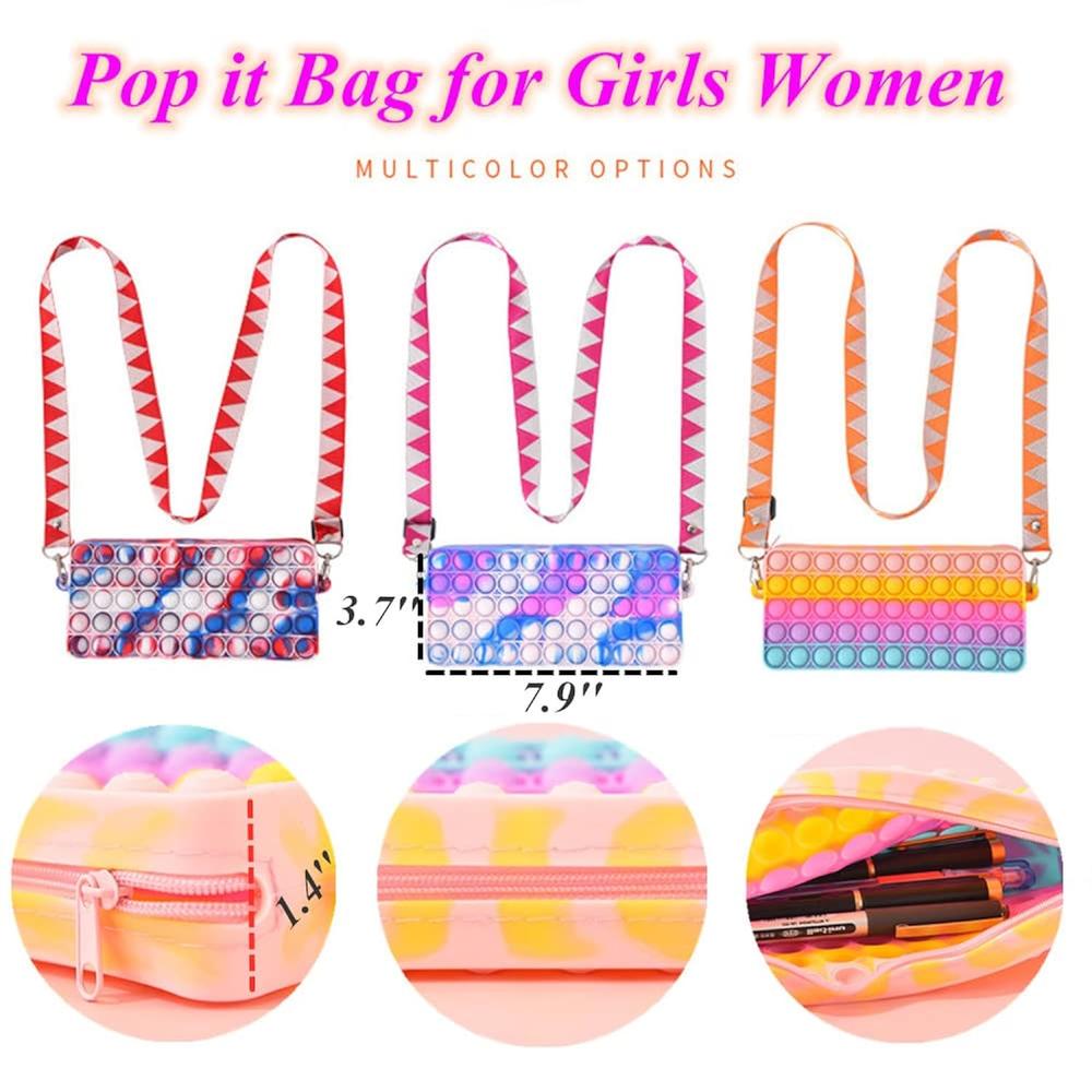 Great Choice Products Pop Purse For Girls Women Pop Bag Sensory Pop ... Great Choice Products Pop Purse For Girls Women Pop Bag Sensory Pop ...