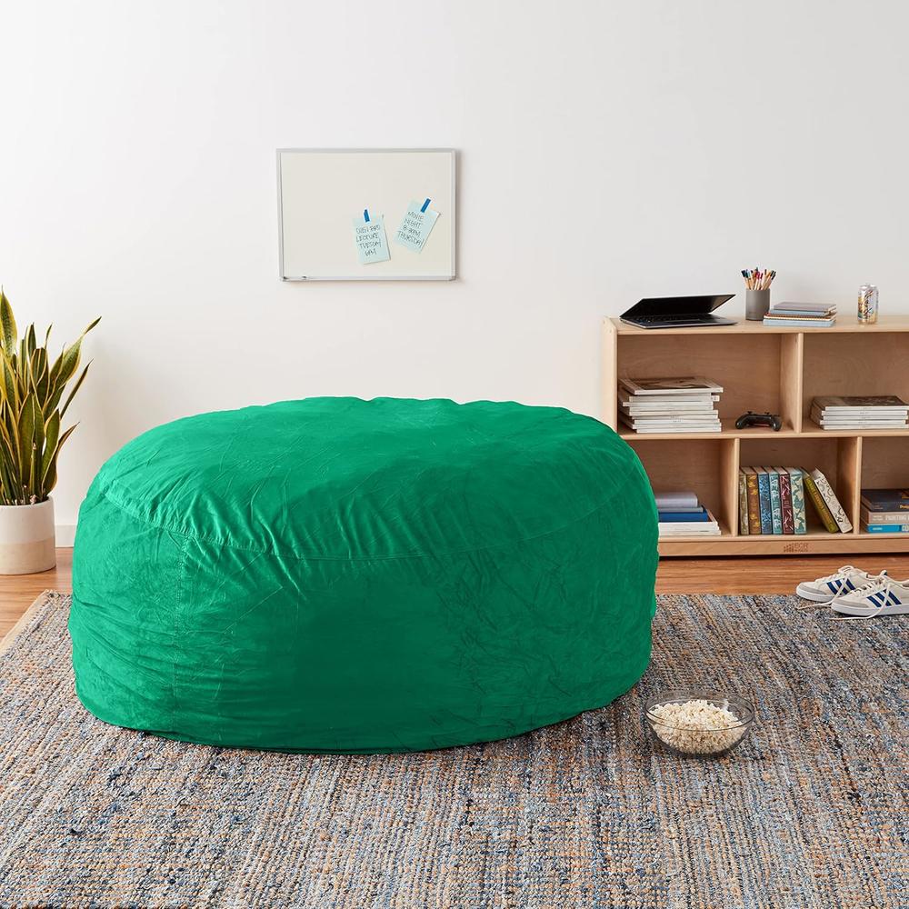 Great Choice Products Bean Bag Chair Cover 6 Feet Aqua Marine