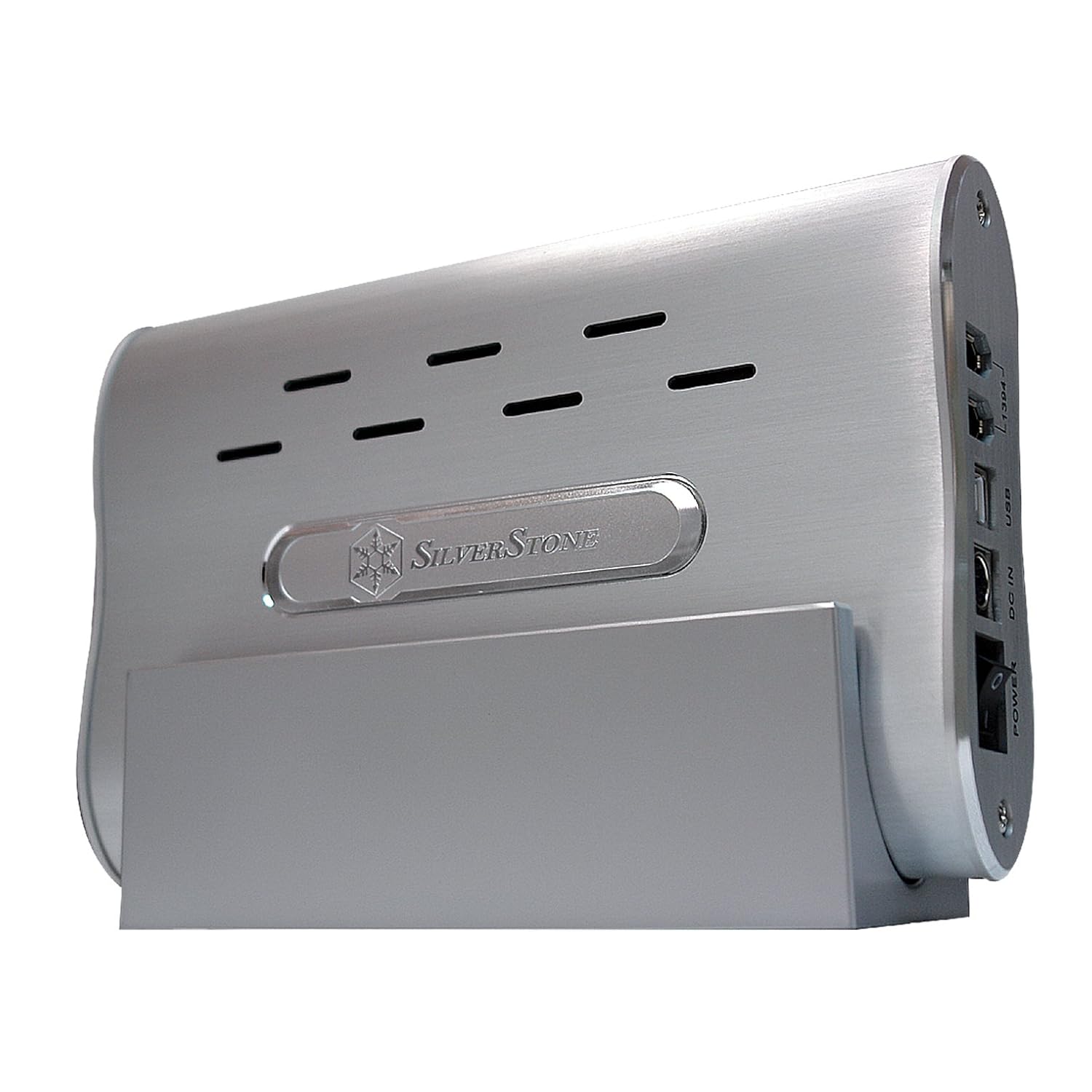 Silverstone MS04 All-Aluminum External 3.5" Hard Drive Enclosure ...