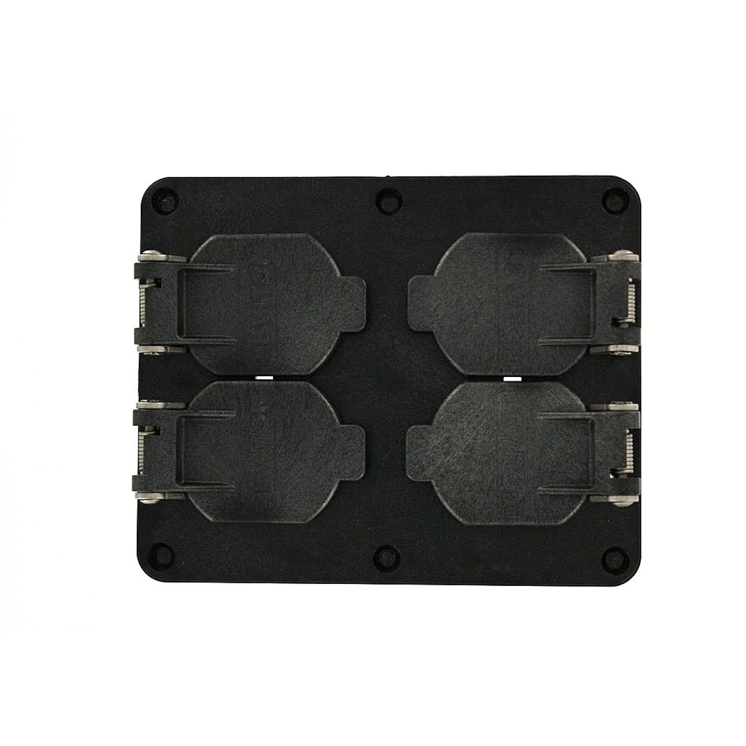 Leviton 3260W-E 2-Gang, Duplex Receptacle Coverplate, Weather-Resistant ...