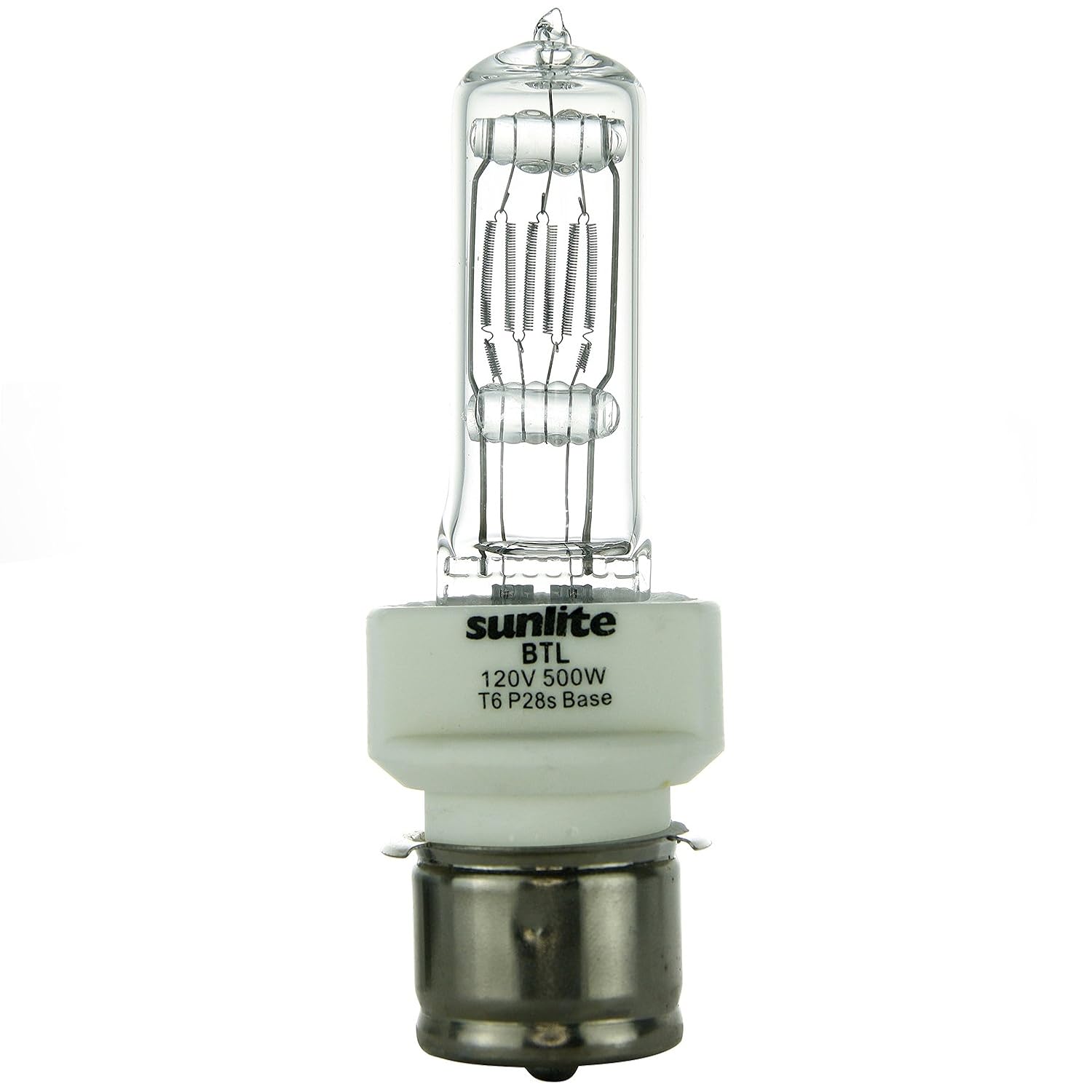Sunlite BTL 500W/T6/120V/CL/P28s 500-watt 120-volt Medium Pre-focus ...