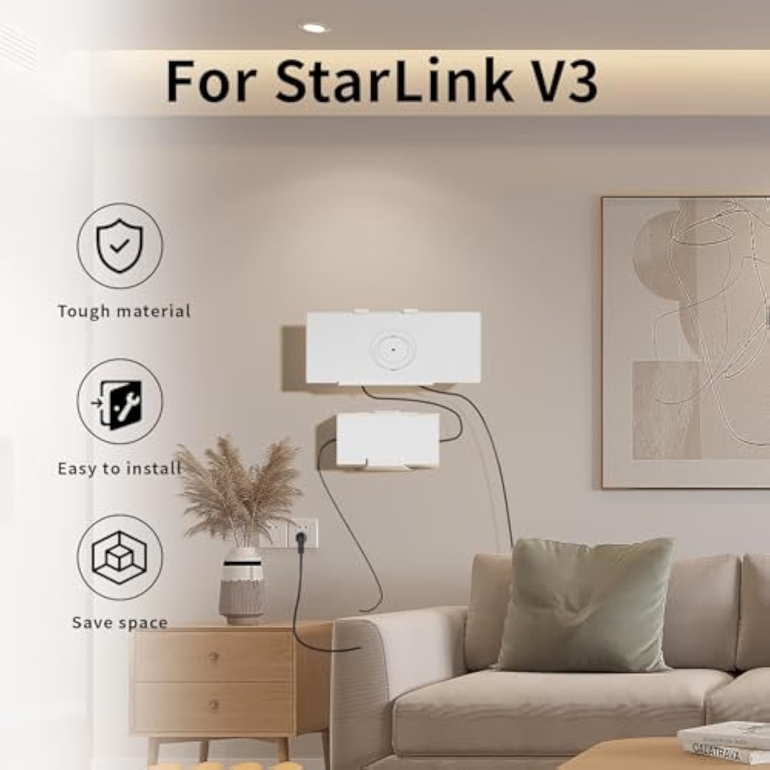 Great Choice Products Starlink Gen 3 Mount, Starlink V3 Router Wall ...