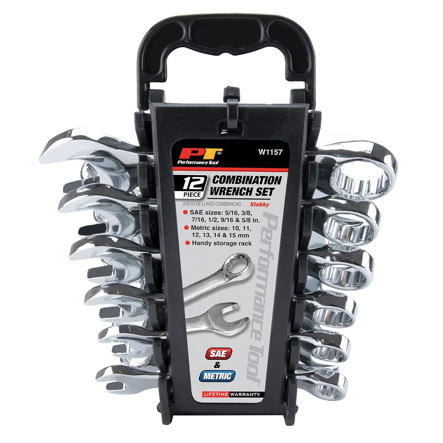 Performance Tool W1157 Performance Tool 12-Piece Stubby SAE and MET ...