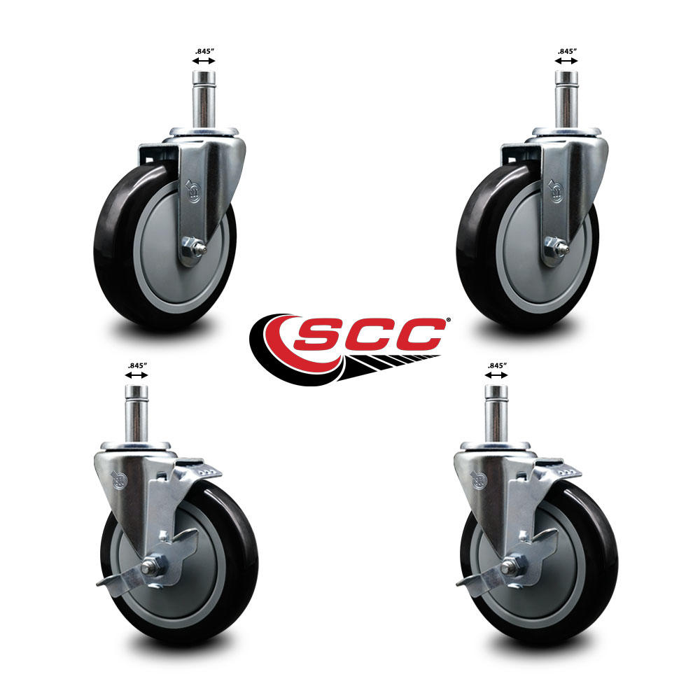 Service Caster Regency 460EC26 EC-26 5 Inch Replacement Caster Set with ... Service Caster Regency 460EC26 EC-26 5 Inch Replacement Caster Set with ...