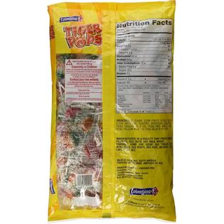 Colombina Tiger Pops 200 Count Bag Tiger Pops Original Assorted Fruit colombina-tiger-pops-200-count-bag-tiger-pops-original-assorted-fruit