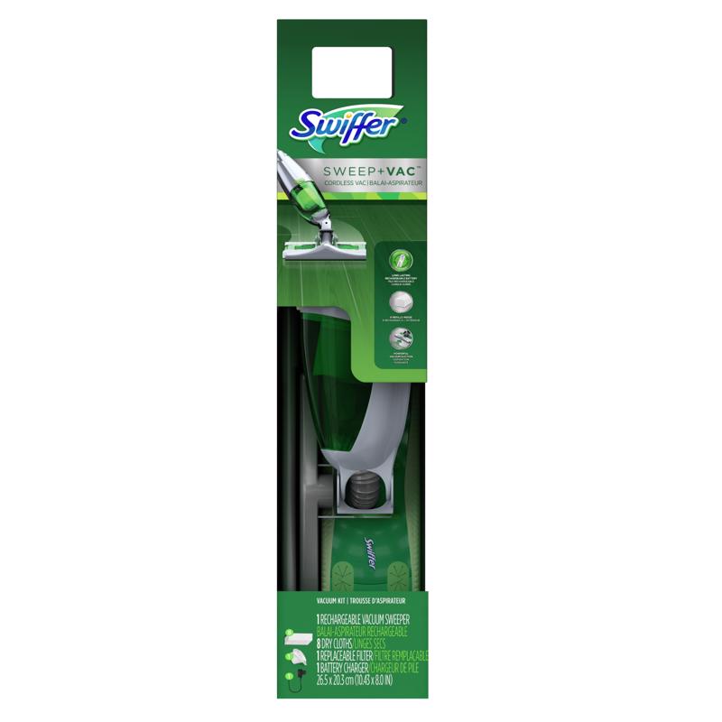 Swiffer Sweep + Vac Bagless Cordless Standard Filter Stick Vacuum and ...