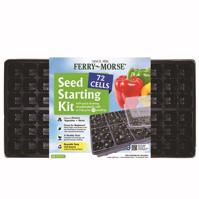 Plantation Products Ferry-Morse 72 Cells 11 in. W X 22 in. L Seed ...