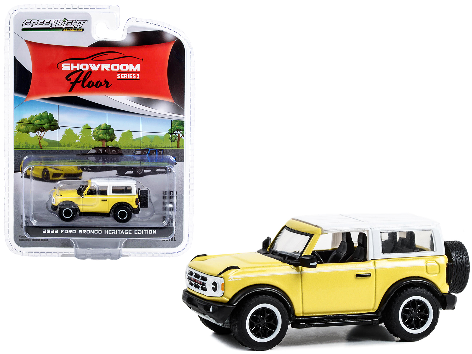 GreenLight 2023 Ford Bronco Heritage Edition Yellowstone Metallic with ...