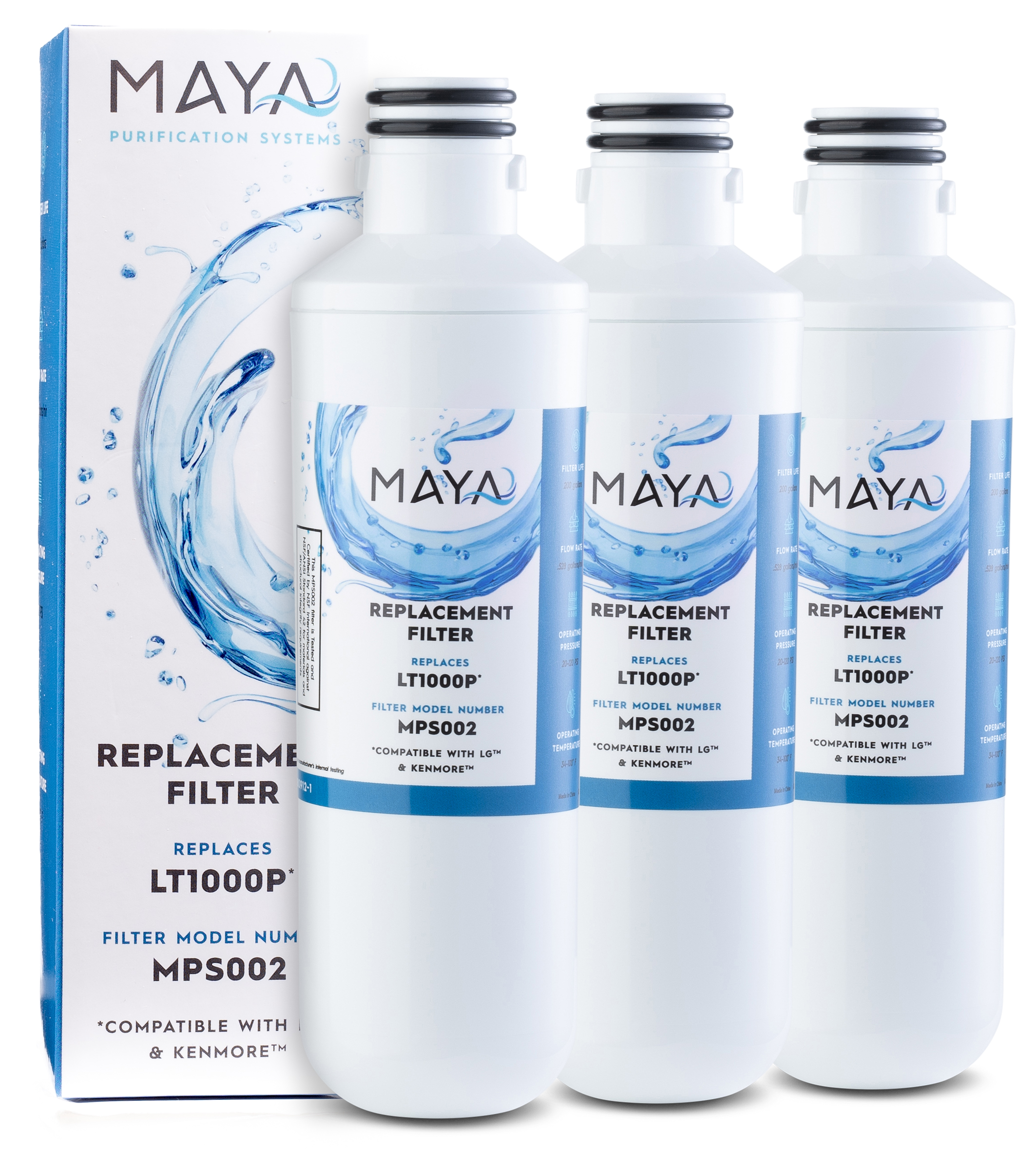 Maya Group MAYA LT1000P Water Filter Replacement, Compatible with: LG ...