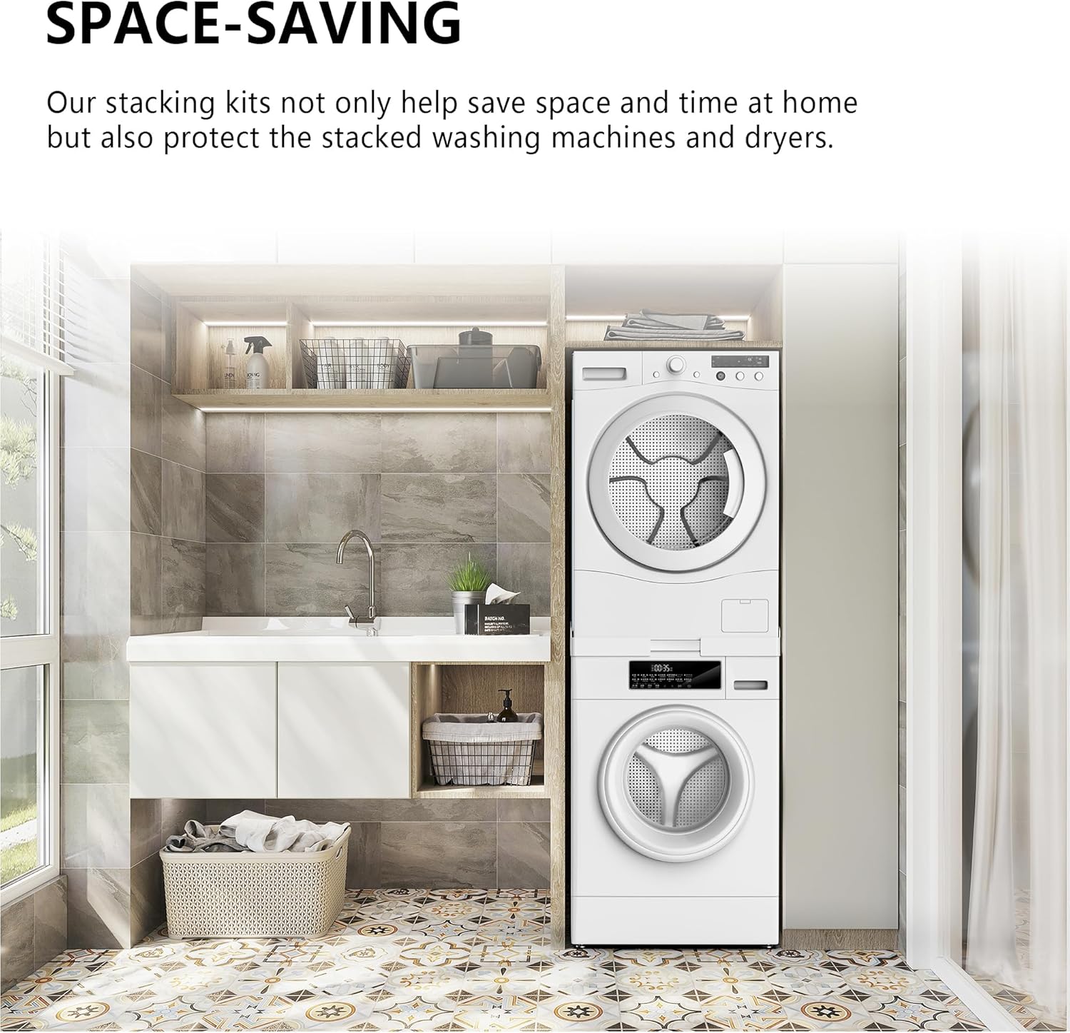 stackable washer and dryer sears