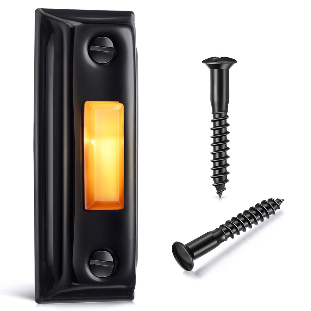thinkstar Doorbell Push Button, Heavy Duty Metal Door Bell Wired Button ... thinkstar Doorbell Push Button, Heavy Duty Metal Door Bell Wired Button ...