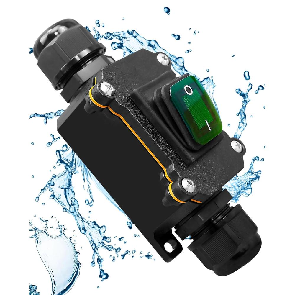 thinkstar Ip66 Waterproof Inline Cord Switch On/Off 20A 24V-240V, Open ... thinkstar Ip66 Waterproof Inline Cord Switch On/Off 20A 24V-240V, Open ...