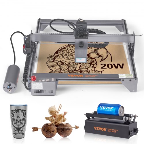 VEVOR Laser Engraver, 20W Output Laser Engraving Machine, 15.7" x 15.7 ...