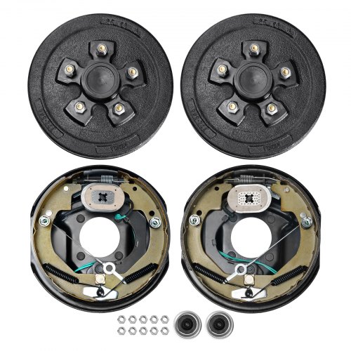 VEVOR Trailer Hub Drum Kits 5 on 4.5" B.C. with 10" x 2-1/4" Electric ...