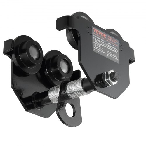 VEVOR Manual Trolley, 1100 lbs/0.5 Ton Load Capacity Push Beam Trolley ...