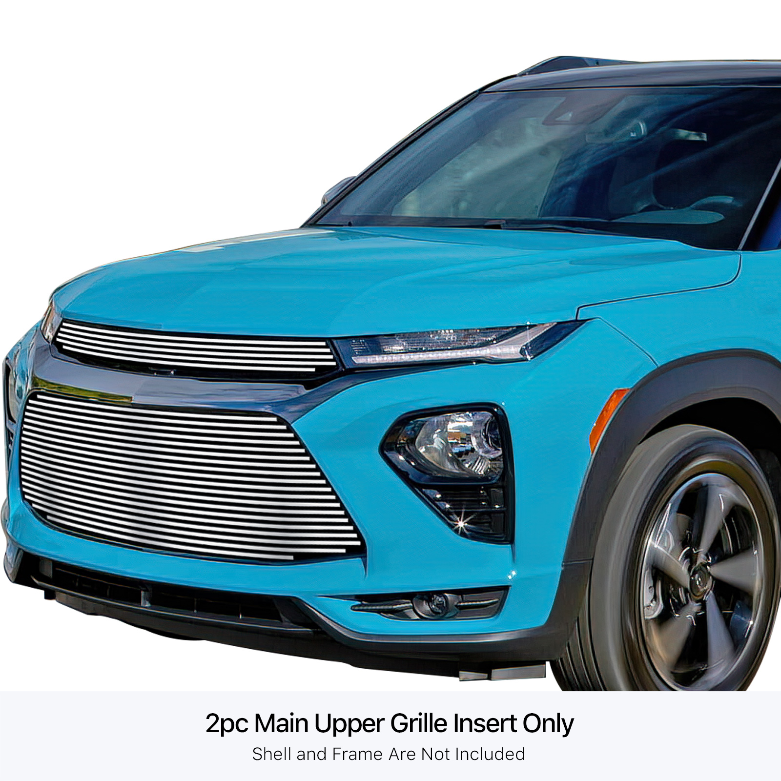 APS 2021-2023 Chevy Trailblazer RS Stainless Steel Billet Grille 8x6 ...