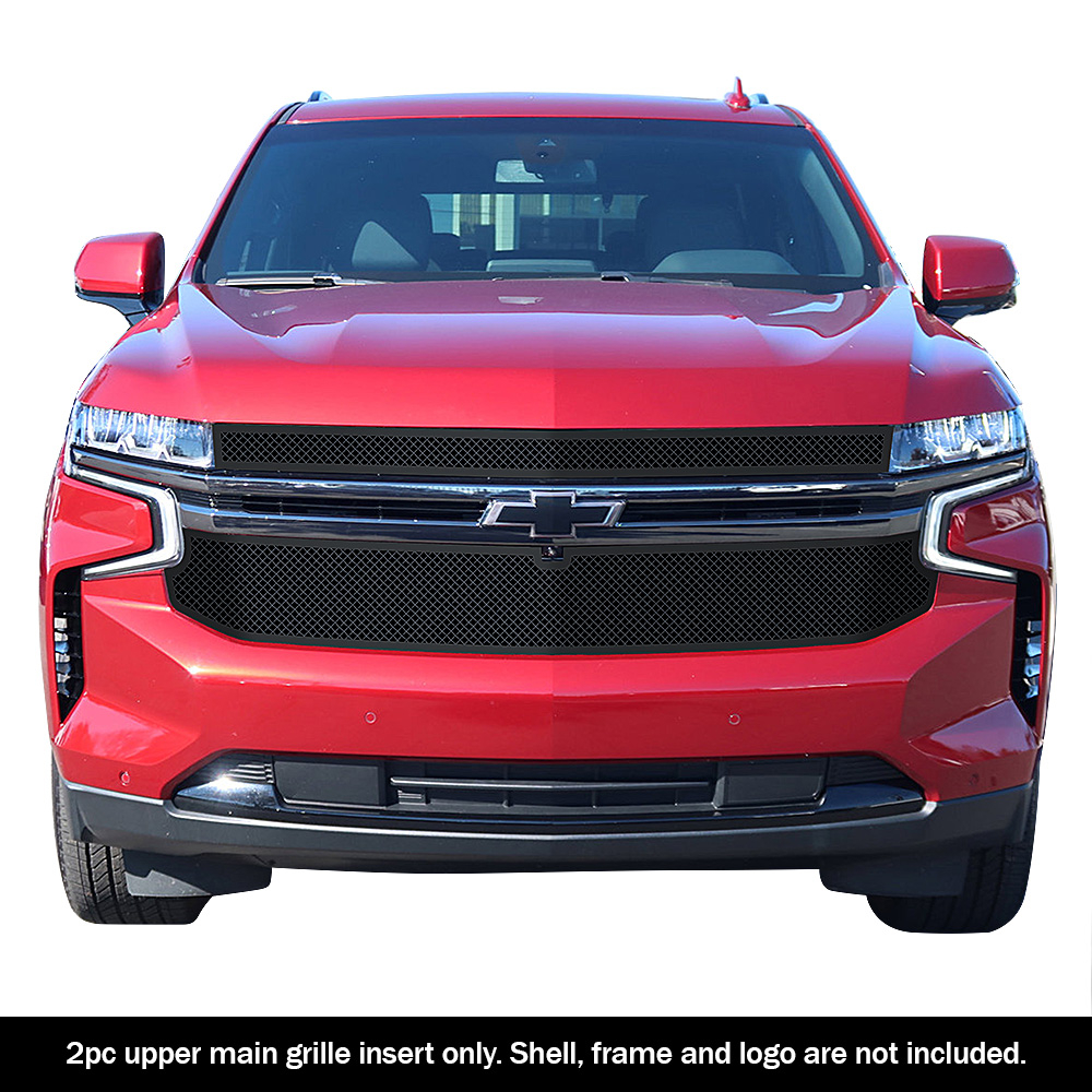 APS 2021-2023 Chevy Tahoe LT & Premier & RST Black Wire Mesh Grille 1.8 ...