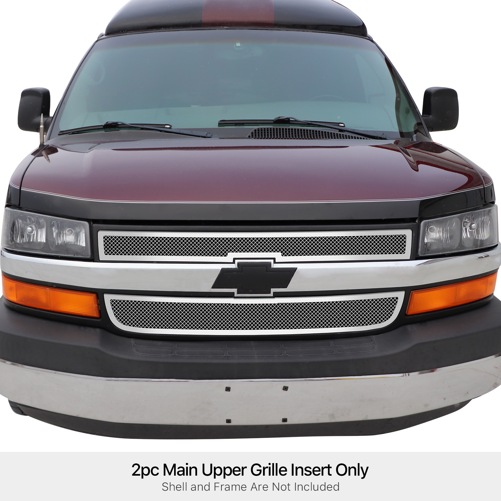 APS 2003-2020 Chevy Express Van Mesh Grille 1.8 mm wire mesh