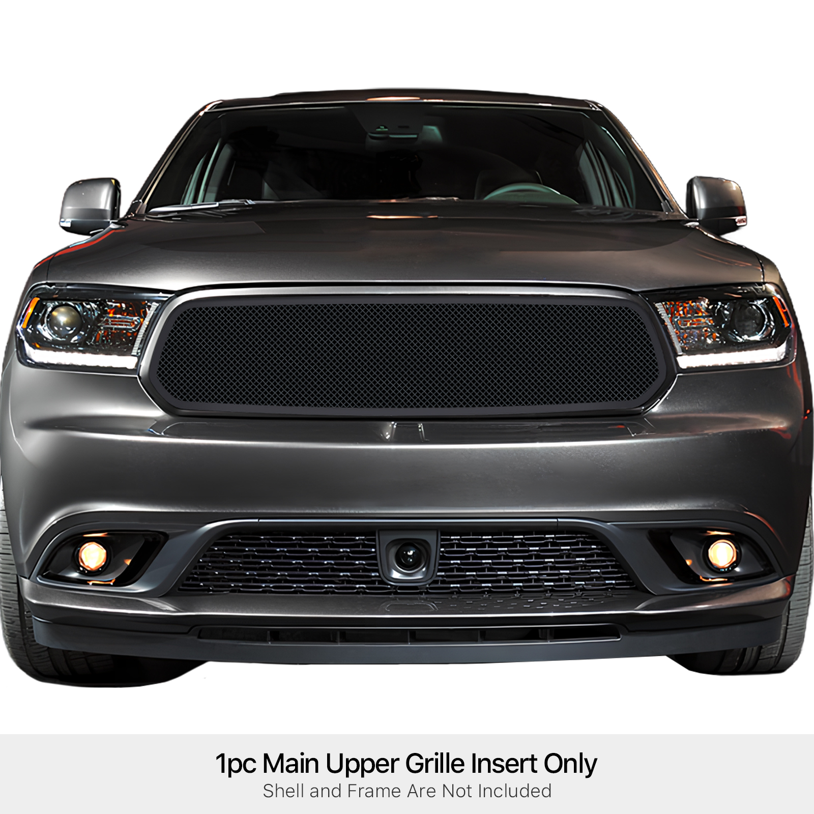 APS 2014-2017 Dodge Durango Black Wire Mesh Grille 1.8 mm wire mesh