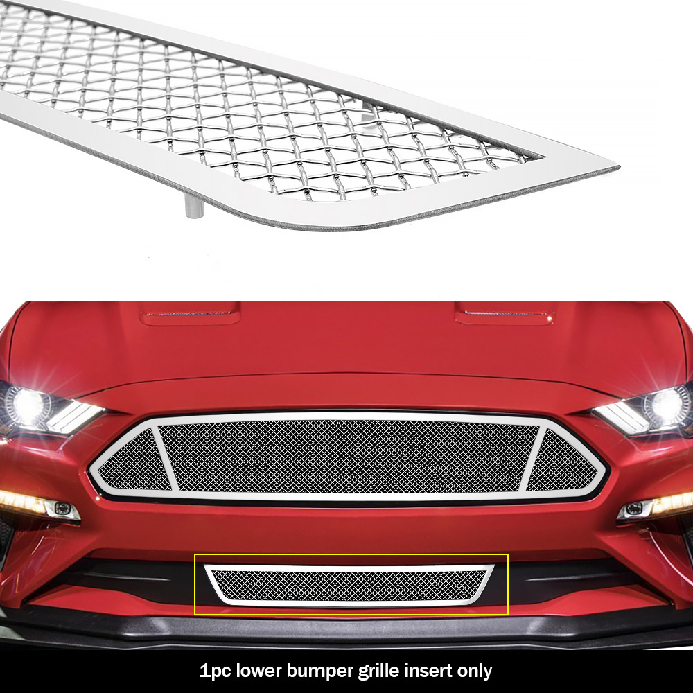 APS 2018-2022 Ford Mustang Only for V8 GT models Mesh Grille 1.8 mm ...