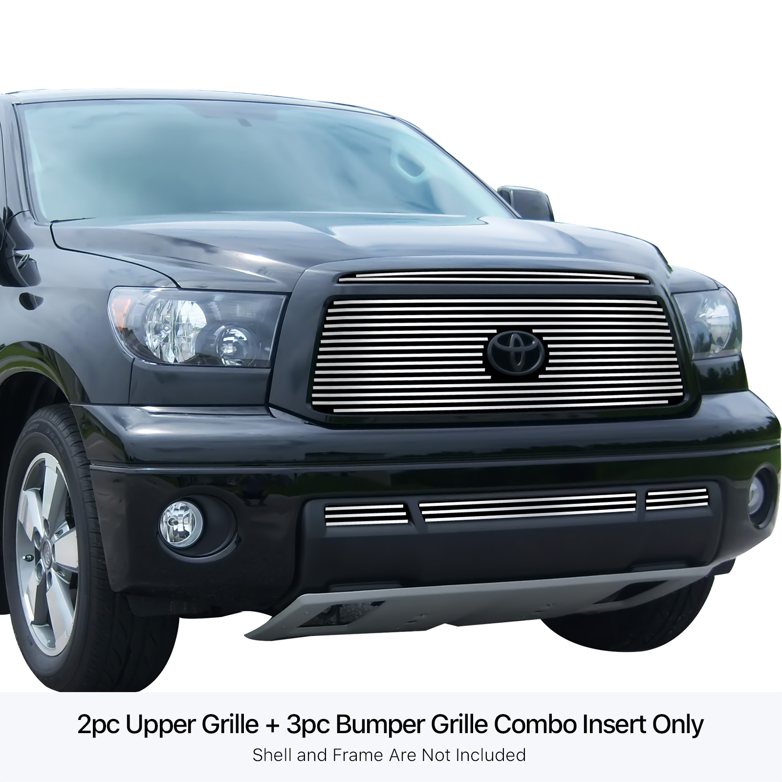 APS 2010-2013 Toyota Tundra Stainless Steel Billet Grille 8x6 ...