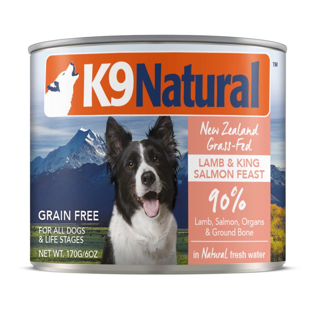 K9 Natural 9421904518919 6 oz Dog Lamb Salmon Food, Case of 24