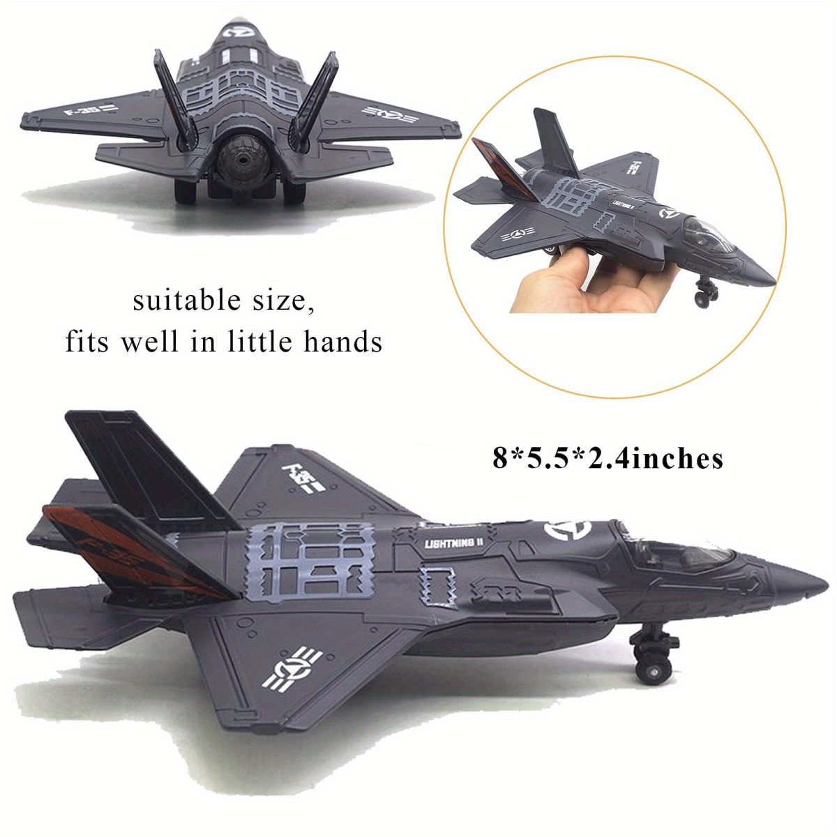 netjett NT31795 Alloy Large Fighter Model F-35 Fighter Model Aircraft