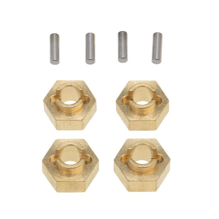 Jeux Games 7 mm Axial SCX24 Brass Wheel Hex Hubs Jeep C10 Bettery