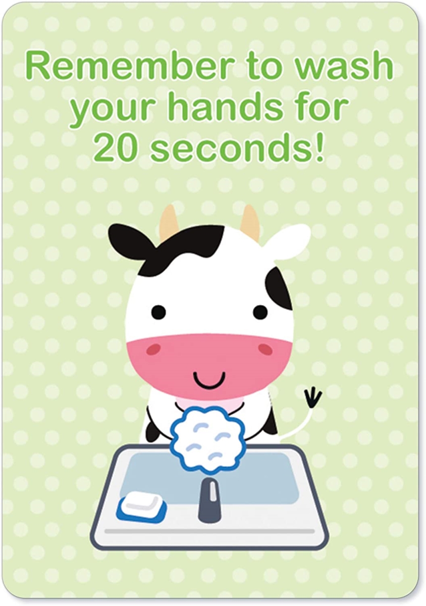 Amistad 12 x 18 in. Public Safety Sign - Remember to Wash Your Hands ...